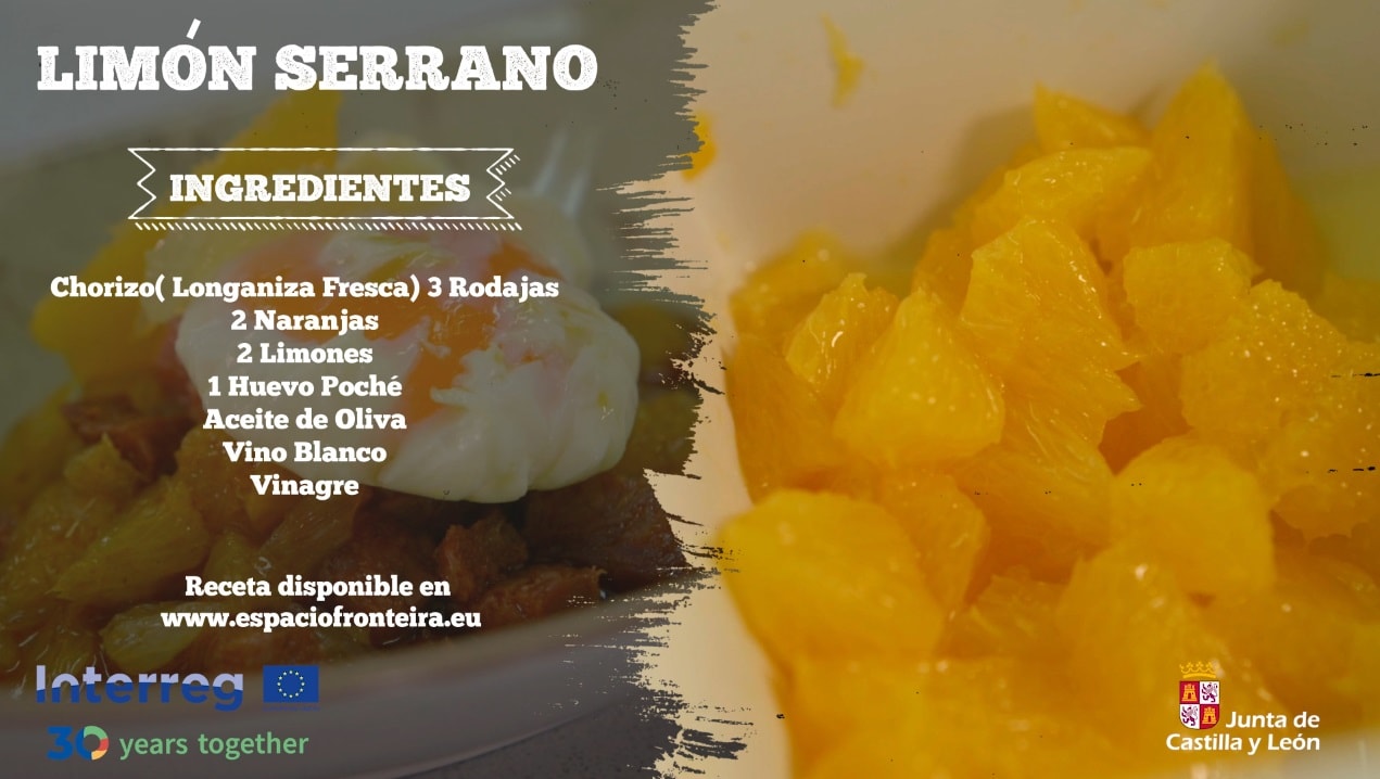 Cocina de fronteira: Salamanca (Limón serrano) - Espacio Fronteira